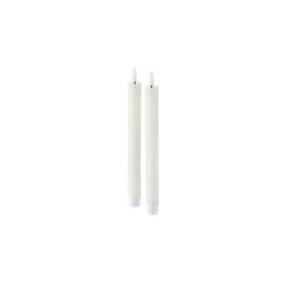 HOME STORY LED Stabkerze 2er Set &brvbar; wei&szlig; &brvbar; Paraffin,Kunststoff &brvbar; Ma&szlig;e (cm): H: 20 &Oslash;: 2.2 &raquo; H&ouml;ffner