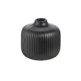 HOME STORY Vase schwarz Dolomite Ma&szlig;e (cm): H: 10 &Oslash;: 10.5 &raquo; H&ouml;ffner