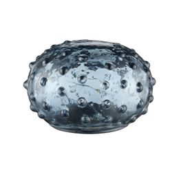HOME STORY LED Muschel blau Glas,Kunststoff Ma&szlig;e (cm): H: 8 &Oslash;: 12 &raquo; H&ouml;ffner