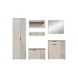 H&ouml;ffner Garderobenkombination &brvbar; creme &brvbar; Ma&szlig;e (cm): B: 250 H: 190 &raquo; H&ouml;ffner