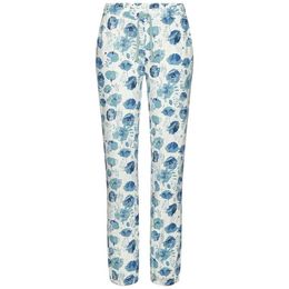 VIVANCE DREAMS BY LASCANA Pyjamahose mehrfarbig Gr. 36/38 f&uuml;r Damen. Mit Allover-Druck. Schmal. Nachhaltig.
