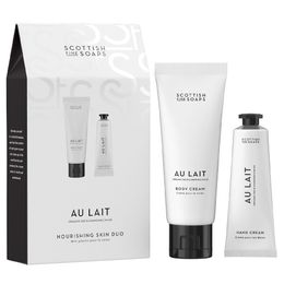 Scottish Fine Soaps Au Lait Nourishing Skin Duo (1x30ml & 1x75ml Tube)