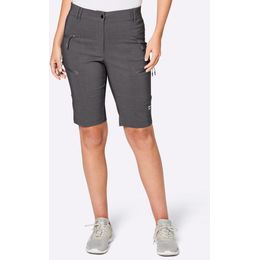 Catamaran Damen Trekkinghose, grau, Gr. 40, unifarben, 72% Viskose, 25% Polyamid, 3% Elasthan, Hosen