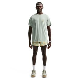 Nike Stride Short Sleeve Top Bekleidung Herren beige L