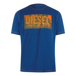 Diesel - T-Shirt f&uuml;r Herren, Baumwolle (F&auml;hnrich Blau)