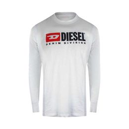 Diesel - "Division" T-Shirt f&uuml;r Herren, Baumwolle (Wei&szlig;)