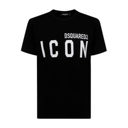 Dsquared2 - "Cool" T-Shirt f&uuml;r Herren/Damen Unisex, Logo (Schwarz/Wei&szlig;)