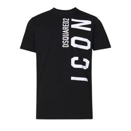 Dsquared2 - T-Shirt f&uuml;r Herren/Damen Unisex, leger (Schwarz/Wei&szlig;)
