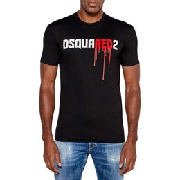 Dsquared2 - "Bloody Red" T-Shirt f&uuml;r Herren (Schwarz)
