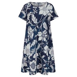 Green Cotton - Kleid Naja, blau, Gr. 50 / XL - Baumwolle