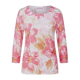 St. Emile - Rundhals-Pullover mit 3/4-Arm, weiss, Gr. 48 / XL