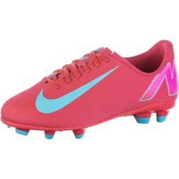 Nike JR VAPOR 16 CLUB FG/MG Fu&szlig;ballschuhe Kinder - Gr&ouml;&szlig;e 38 1/2 - rot