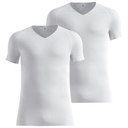 Odlo Active Light Baselayer V-Neck T-shirt 2 Pack Herren