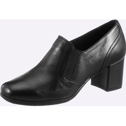 Casual Looks Damen Pumps, Gr. 39schwarz, Glattleder, Schuhe