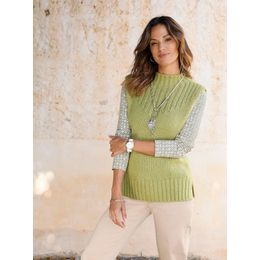 Damen Pullunder "Pullunder"schilf, Gr. 40, unifarben, 100% Polyacryl, Pullover
