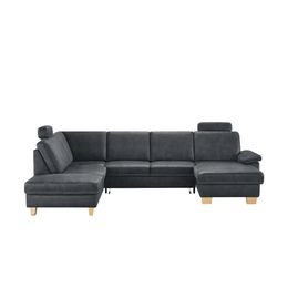 Kollektion Kraft Wohnlandschaft Kunstleder Samu blau Ma&szlig;e (cm): B: 316 H: 90 T: 235.0 &raquo; M&ouml;bel Kraft