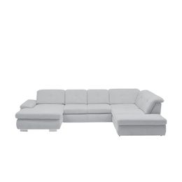 Kollektion Kraft Wohnlandschaft Flachgewebe Affair grau Ma&szlig;e (cm): B: 371 H: 100 T: 260.0 &raquo; M&ouml;bel Kraft