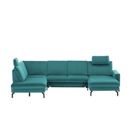 Kollektion Kraft Wohnlandschaft Grace t&uuml;rkis/petrol Ma&szlig;e (cm): B: 332 H: 89 T: 220.0 &raquo; M&ouml;bel Kraft