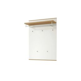 M&ouml;bel Kraft Garderobenpaneel wei&szlig; Holzwerkstoff Ma&szlig;e (cm): B: 80 H: 109 T: 27.0 &raquo; M&ouml;bel Kraft