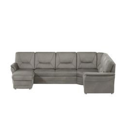 Kollektion Kraft Wohnlandschaft aus Mikrofaser Edda grau Ma&szlig;e (cm): B: 309 H: 96 T: 227.0 &raquo; M&ouml;bel Kraft