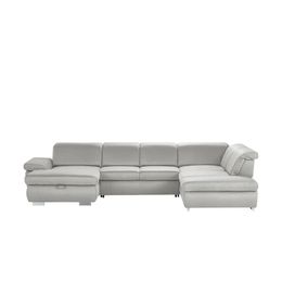 Kollektion Kraft Wohnlandschaft mit verschiedenen Funktionen Amanda grau Ma&szlig;e (cm): B: 379 H: 85 T: 260.0 &raquo; M&ouml;bel Kraft
