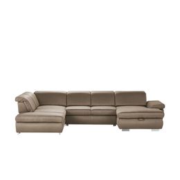 Kollektion Kraft Wohnlandschaft mit verschiedenen Funktionen Amanda braun Ma&szlig;e (cm): B: 379 H: 102 T: 260.0 &raquo; M&ouml;bel Kraft