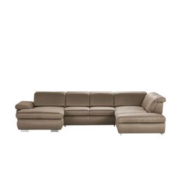 Kollektion Kraft Wohnlandschaft mit verschiedenen Funktionen Amanda braun Ma&szlig;e (cm): B: 379 H: 102 T: 260.0 &raquo; M&ouml;bel Kraft