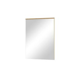 Wohnwert Spiegel 58 x 73 cm Valeo holzfarben Glas,Aluminium,Holzwerkstoff Ma&szlig;e (cm): B: 58 H: 73 T: 2.5 &raquo; M&ouml;bel Kraft