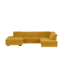 Kollektion Kraft Wohnlandschaft gelb Ma&szlig;e (cm): B: 382 H: 102 T: 260.0 &raquo; M&ouml;bel Kraft