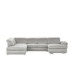 Kollektion Kraft Wohnlandschaft mit verschiedenen Funktionen Amanda grau Ma&szlig;e (cm): B: 379 H: 85 T: 260.0 &raquo; M&ouml;bel Kraft