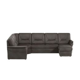 Kollektion Kraft Wohnlandschaft aus Mikrofaser Edda grau Ma&szlig;e (cm): B: 310 H: 96 T: 228.0 &raquo; M&ouml;bel Kraft
