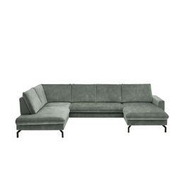 Kollektion Kraft Wohnlandschaft aus Mikrofaser Grace t&uuml;rkis/petrol Ma&szlig;e (cm): B: 337 H: 89 T: 220.0 &raquo; M&ouml;bel Kraft
