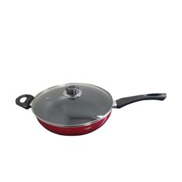 Levelone Schmorpfanne mit Glasdeckel Aluminium Ma&szlig;e (cm): H: 7 &Oslash;: 28.0 &raquo; M&ouml;bel Kraft