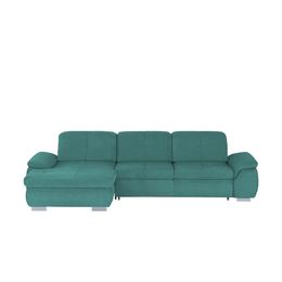 M&ouml;bel Kraft Ecksofa t&uuml;rkis/petrol Ma&szlig;e (cm): B: 315 H: 83 T: 195.0 &raquo; M&ouml;bel Kraft