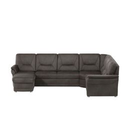 Kollektion Kraft Wohnlandschaft aus Mikrofaser Edda grau Ma&szlig;e (cm): B: 310 H: 96 T: 228.0 &raquo; M&ouml;bel Kraft