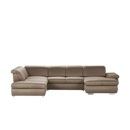 Kollektion Kraft Wohnlandschaft mit verschiedenen Funktionen Amanda braun Ma&szlig;e (cm): B: 379 H: 102 T: 260.0 &raquo; M&ouml;bel Kraft