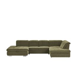 Kollektion Kraft Wohnlandschaft mit verschiedenen Funktionen Spencer gr&uuml;n Ma&szlig;e (cm): B: 382 H: 102 T: 260.0 &raquo; M&ouml;bel Kraft