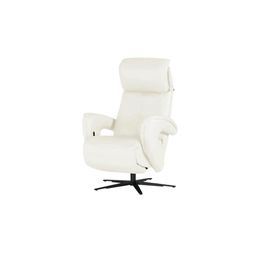 Hukla Relaxsessel aus Leder Pierre wei&szlig; Ma&szlig;e (cm): B: 75 H: 115 T: 87.0 &raquo; M&ouml;bel Kraft