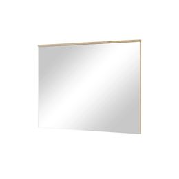 Wohnwert Spiegel 82 x 60 cm Valeo holzfarben Glas,Aluminium,Holzwerkstoff Ma&szlig;e (cm): B: 82 H: 60 T: 2.5 &raquo; M&ouml;bel Kraft