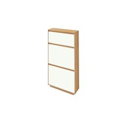 M&ouml;bel Kraft Schuhschrank wei&szlig; Ma&szlig;e (cm): B: 62 H: 124 T: 21.0 &raquo; M&ouml;bel Kraft