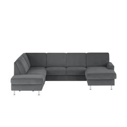 Kollektion Kraft Wohnlandschaft Mit verschiedenen Funktionen verf&uuml;gbar Jana grau Ma&szlig;e (cm): B: 309 H: 87 T: 235.0 &raquo; M&ouml;bel Kraft