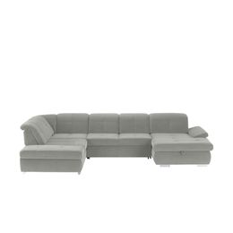 Kollektion Kraft Wohnlandschaft Mikrofaser grau Ma&szlig;e (cm): B: 371 H: 100 T: 260.0 &raquo; M&ouml;bel Kraft