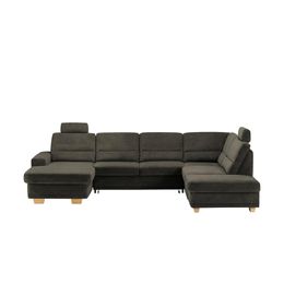 Kollektion Kraft Wohnlandschaft aus Mikrofaser Marc braun Ma&szlig;e (cm): B: 311 H: 85 T: 234.0 &raquo; M&ouml;bel Kraft
