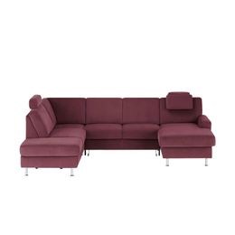 Kollektion Kraft Wohnlandschaft Mit verschiedenen Funktionen verf&uuml;gbar Jana lila/violett Ma&szlig;e (cm): B: 309 H: 87 T: 235.0 &raquo; M&ouml;bel Kraft