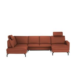 Kollektion Kraft Wohnlandschaft aus Leder Grace rot Ma&szlig;e (cm): B: 332 H: 89 T: 220.0 &raquo; M&ouml;bel Kraft
