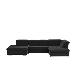 Kollektion Kraft Wohnlandschaft mit verschiedenen Funktionen Spencer schwarz Ma&szlig;e (cm): B: 382 H: 102 T: 260.0 &raquo; M&ouml;bel Kraft