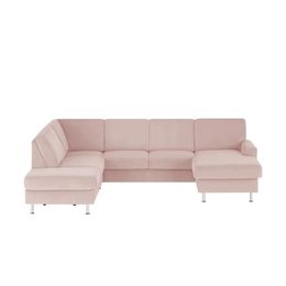 Kollektion Kraft Wohnlandschaft Mit verschiedenen Funktionen verf&uuml;gbar Jana rosa/pink Ma&szlig;e (cm): B: 309 H: 87 T: 235.0 &raquo; M&ouml;bel Kraft