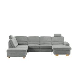 Kollektion Kraft Wohnlandschaft aus Mikrofaser Marc grau Ma&szlig;e (cm): B: 311 H: 85 T: 234.0 &raquo; M&ouml;bel Kraft