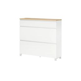 M&ouml;bel Kraft Schuhschrank wei&szlig; Ma&szlig;e (cm): B: 120 H: 108 T: 31.0 &raquo; M&ouml;bel Kraft