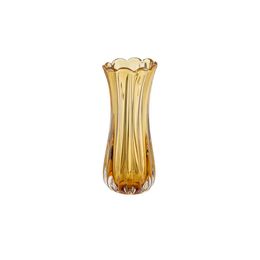 HOME STORY Vase braun Glas Ma&szlig;e (cm): B: 14 H: 33,5 &raquo; M&ouml;bel Kraft